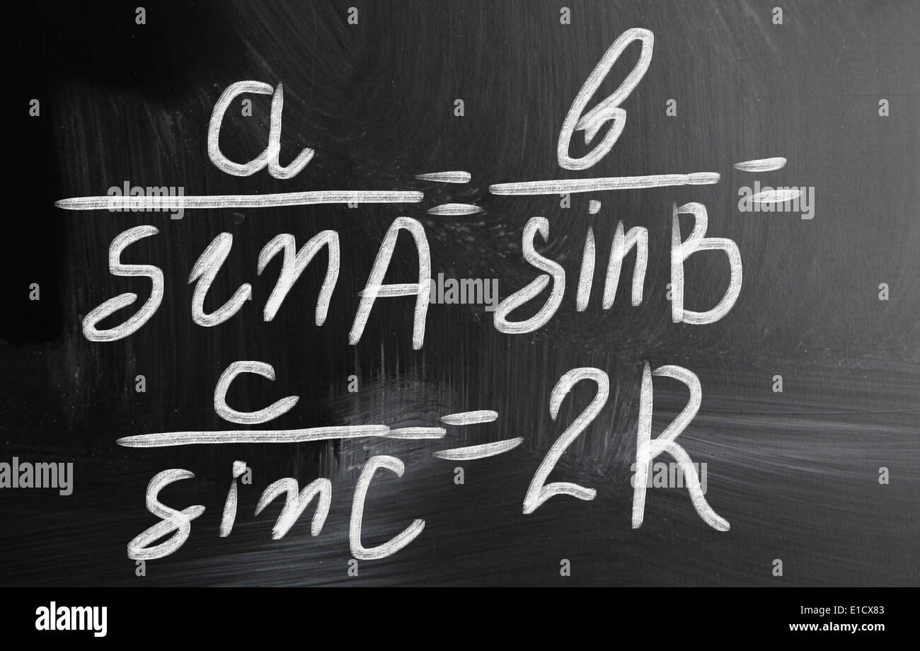 math on blackboard Stock Photo - Alamy