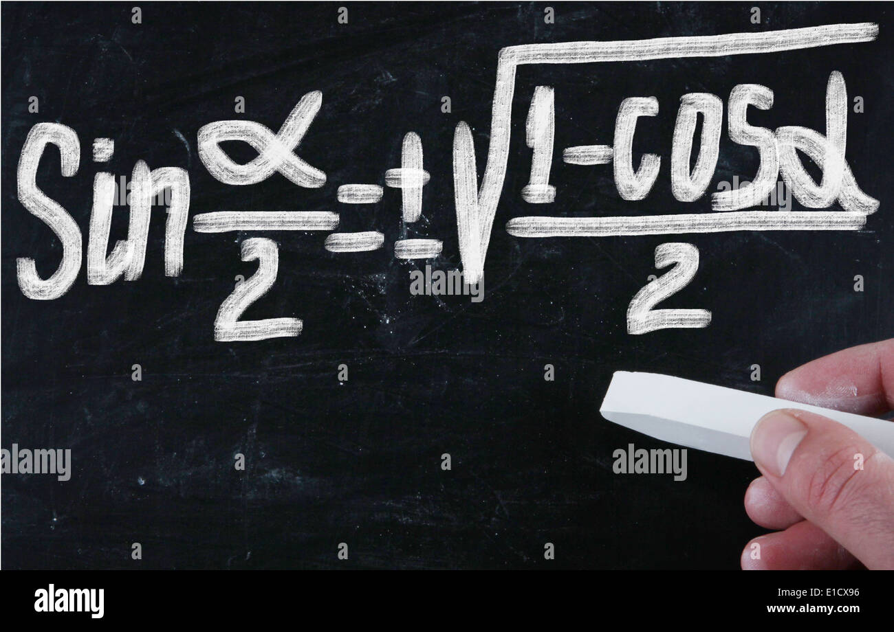Complicated math equations on blackboard hi-res stock photography and ...