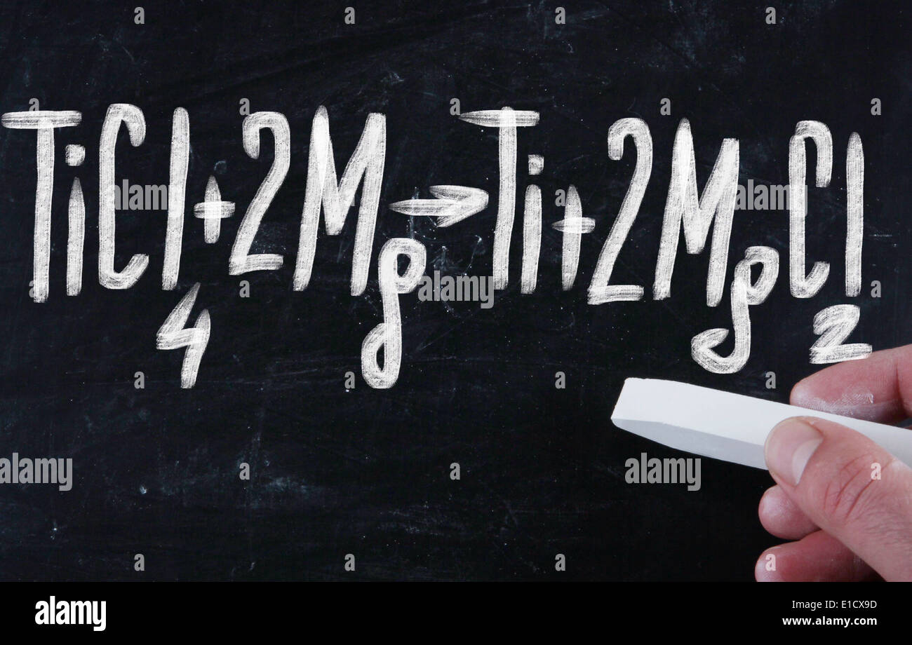 Complicated math equations on blackboard hi-res stock photography and ...