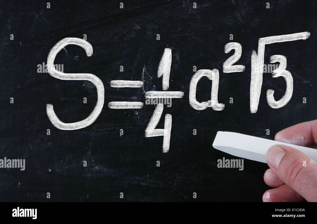 Complicated math equations on blackboard hi-res stock photography and ...