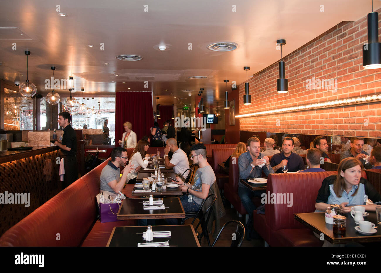 Balans Restaurant in London Soho - UK Stock Photo - Alamy