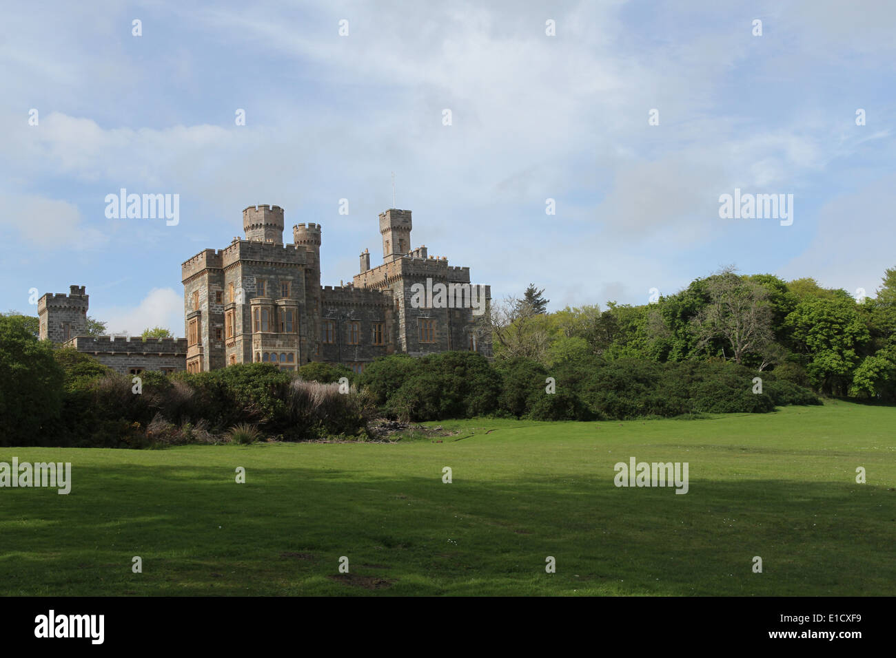 Exterior of Lews Castle Stornoway Isle of Lewis Scotland May 2014 Stock ...