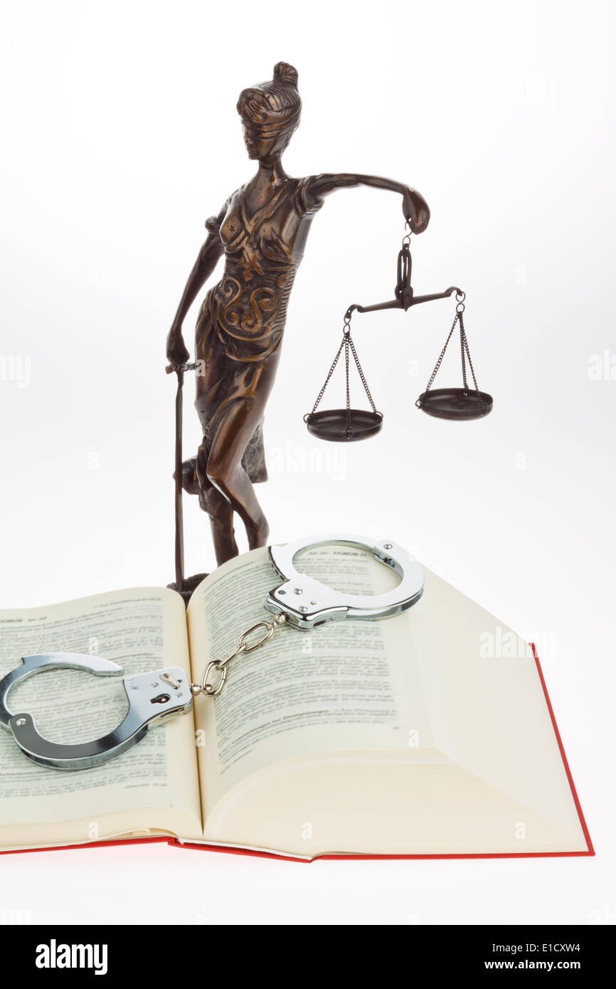 A red code with rules of court. Isolated on a white background Stock ...
