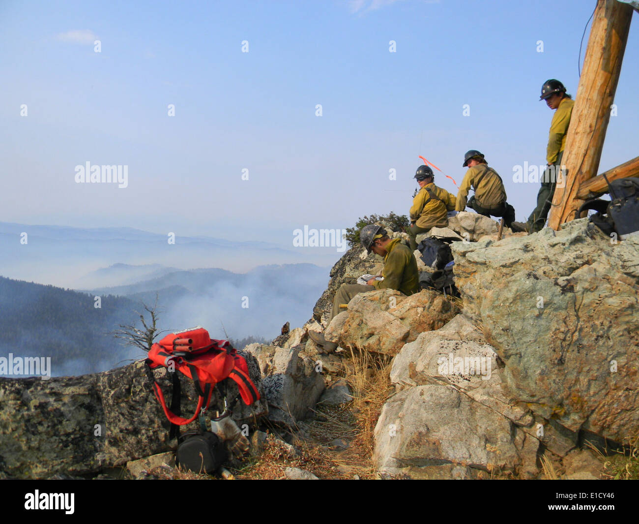 Crews at Gird Point Lookout Stock Photo - Alamy