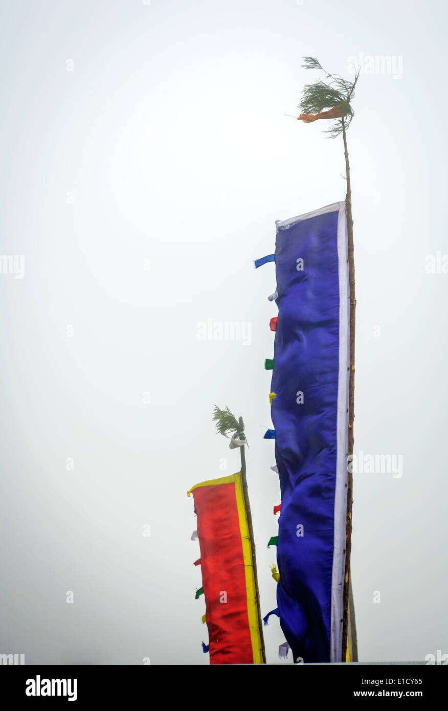 Buddhist prayer flag hi-res stock photography and images - Alamy