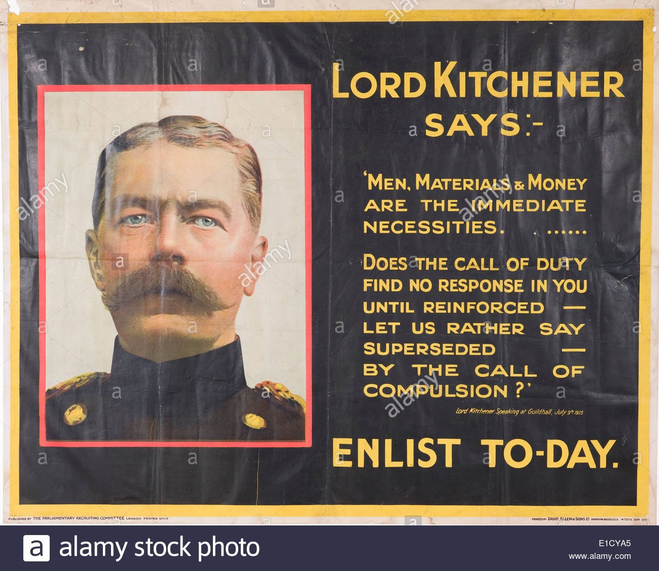 Lord Kitchener Poster High Resolution Stock Photography and Images - Alamy