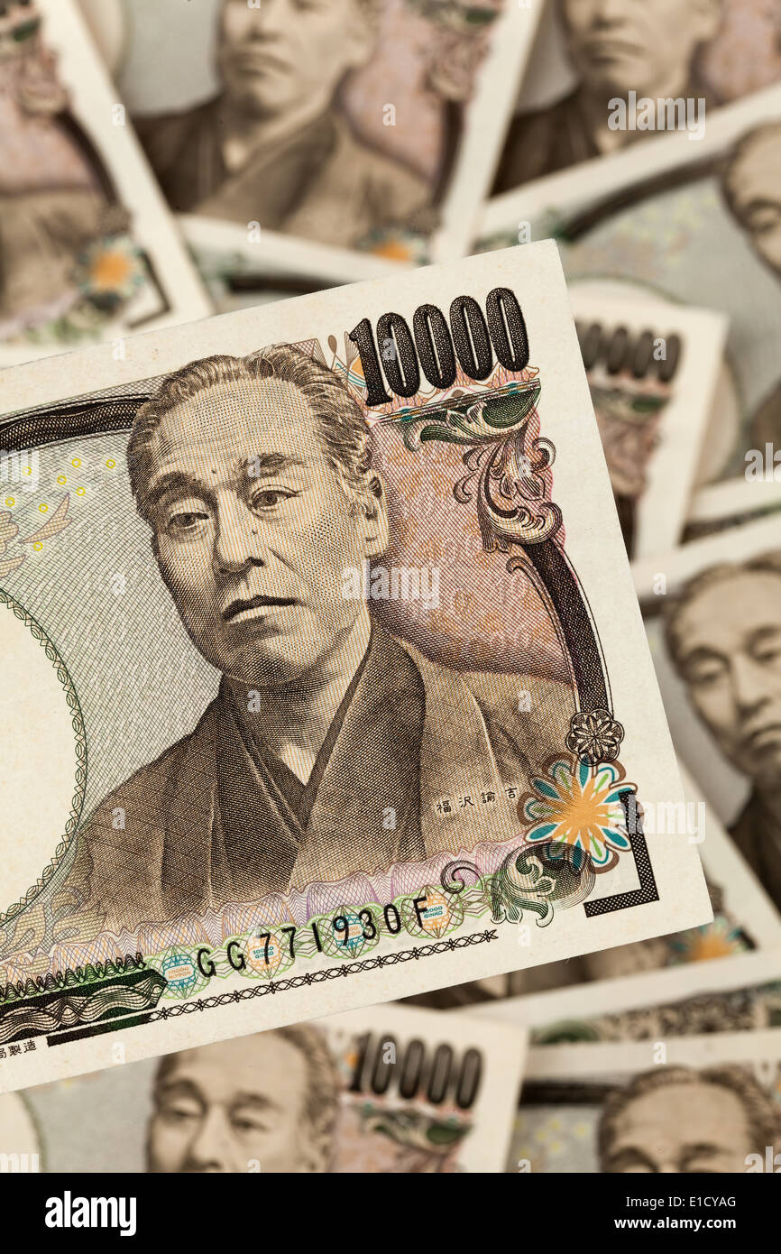 Japanese yen notes. Currency from Japan Stock Photo - Alamy