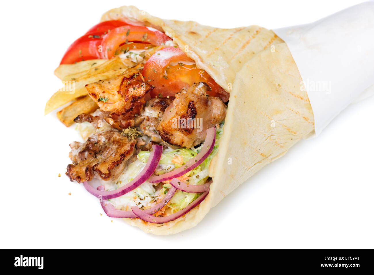 Beef gyros hi-res stock photography and images - Alamy