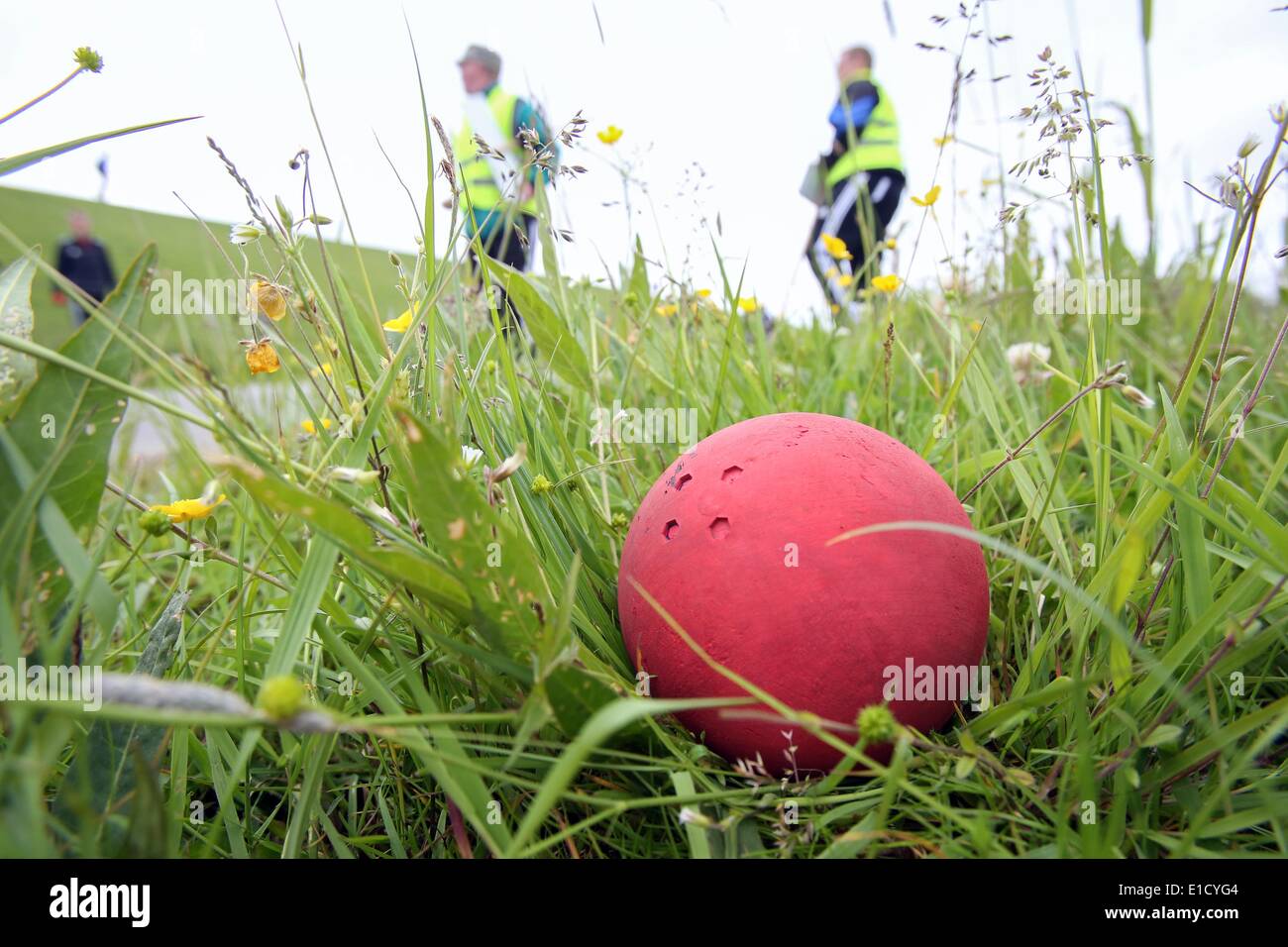 Thrown far into the grass hi-res stock photography and images - Alamy