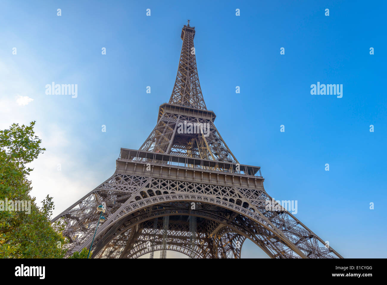 Low angle view of Eiffel Tower Stock Photo - Alamy