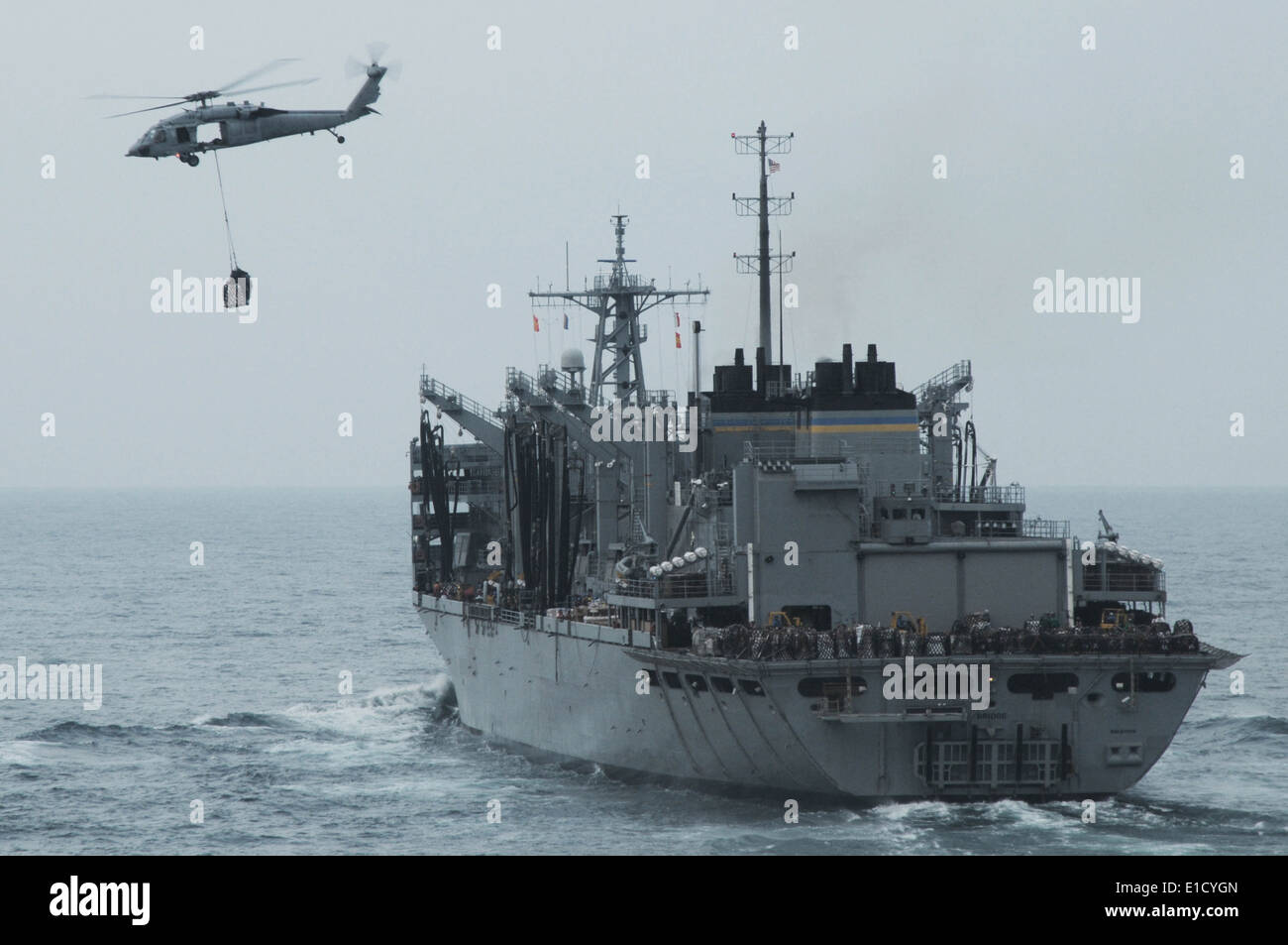 An MH-60S Knight Hawk helicopter assigned to the ?Wildcards? of ...