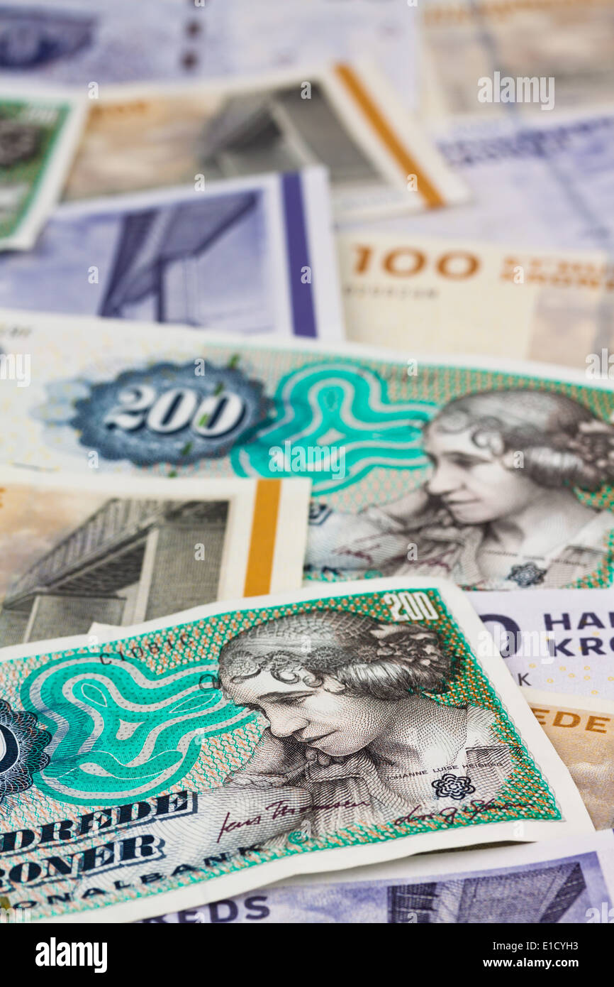 Currency from denmark in europe hi-res stock photography and images - Alamy