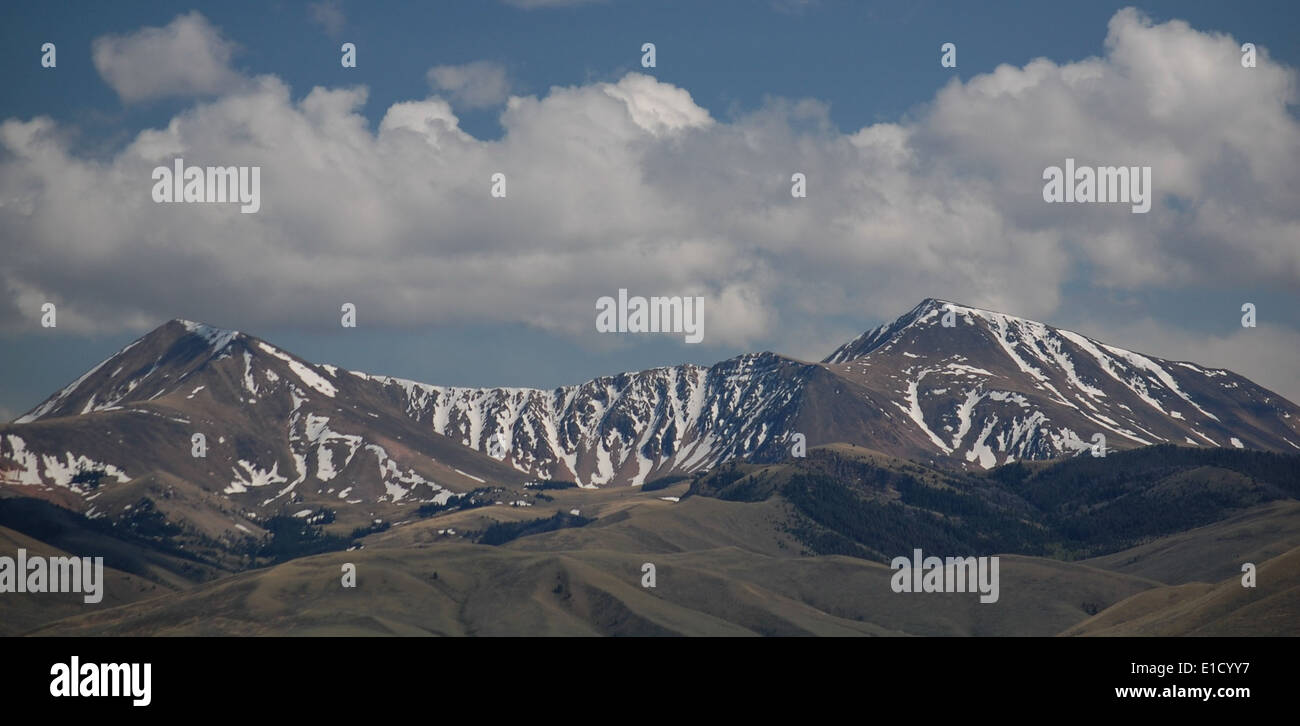 This image captures a scenic view along the Nez Perce National Historic ...