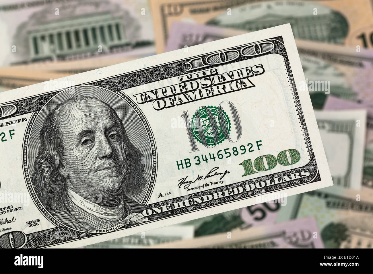 American dollar bills from the U.S Stock Photo - Alamy