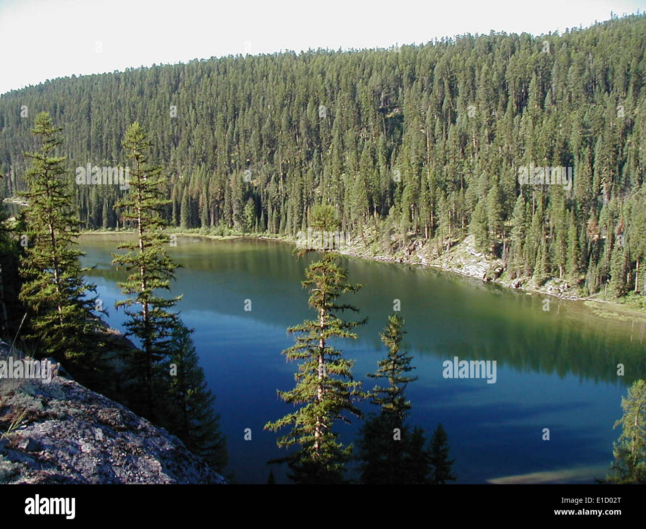 Middle Stillwater Lake, located in Flathead National Forest, offers ...