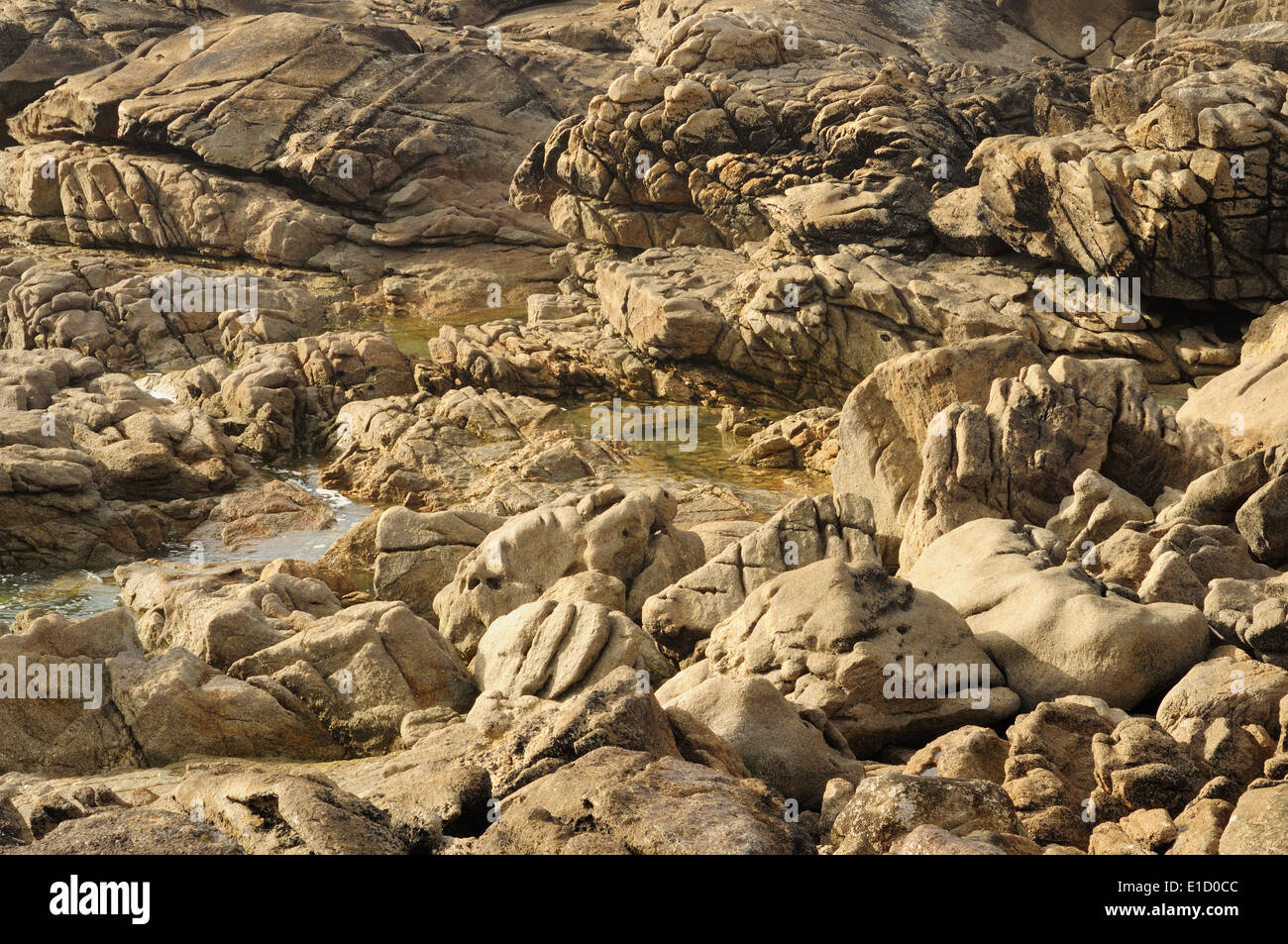 Coastal rocks eroded by the sea and wind Stock Photo - Alamy