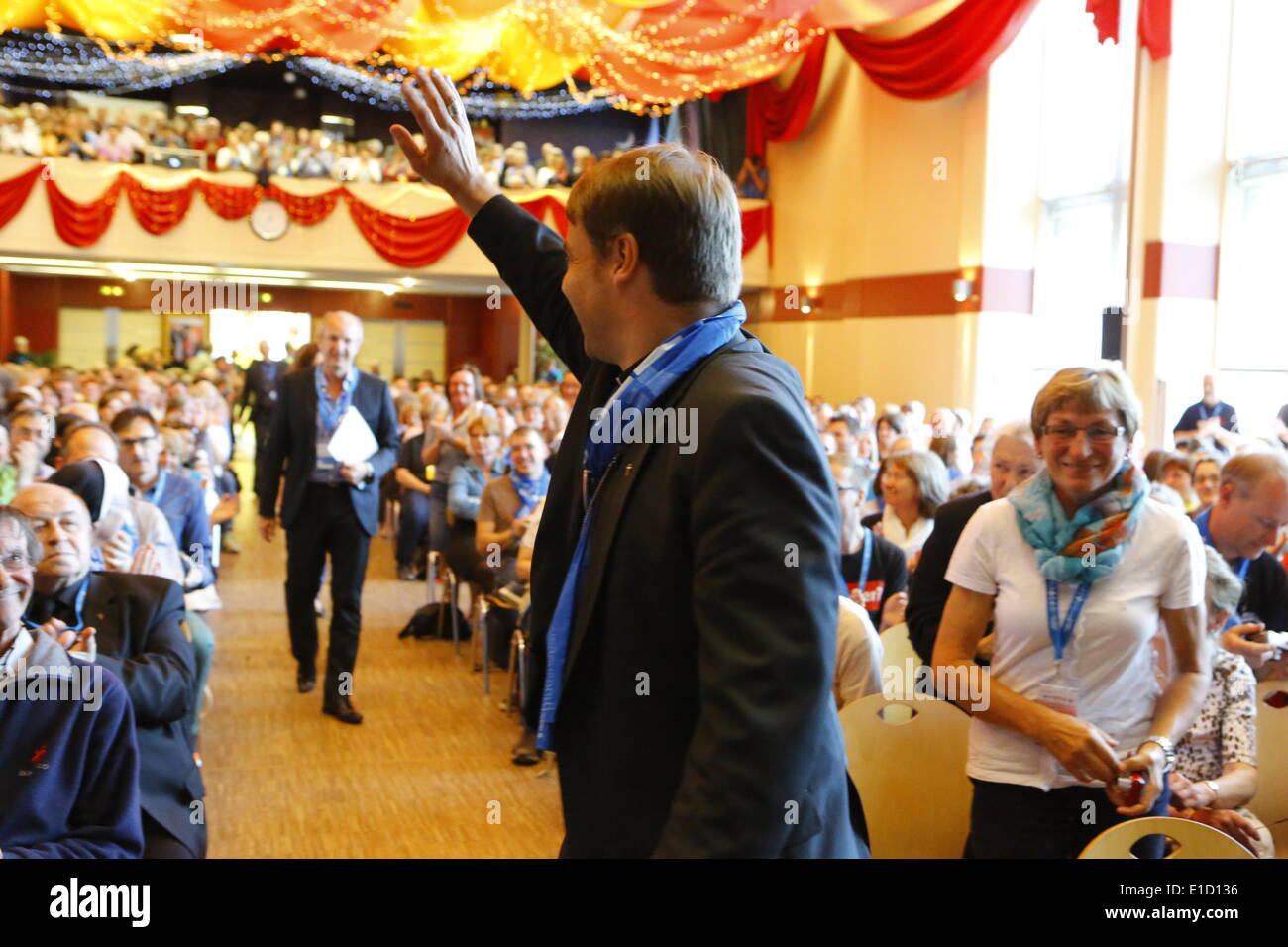 Regensburg, Germany. 31st May 2014. Stefan Oster, the Bishop of Passau ...