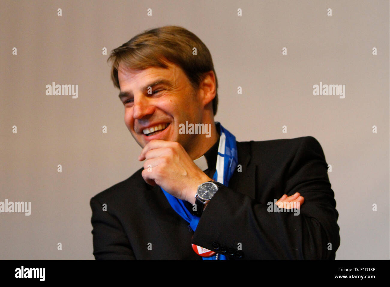 Regensburg, Germany. 31st May 2014. Close-up picture of Stefan Oster ...