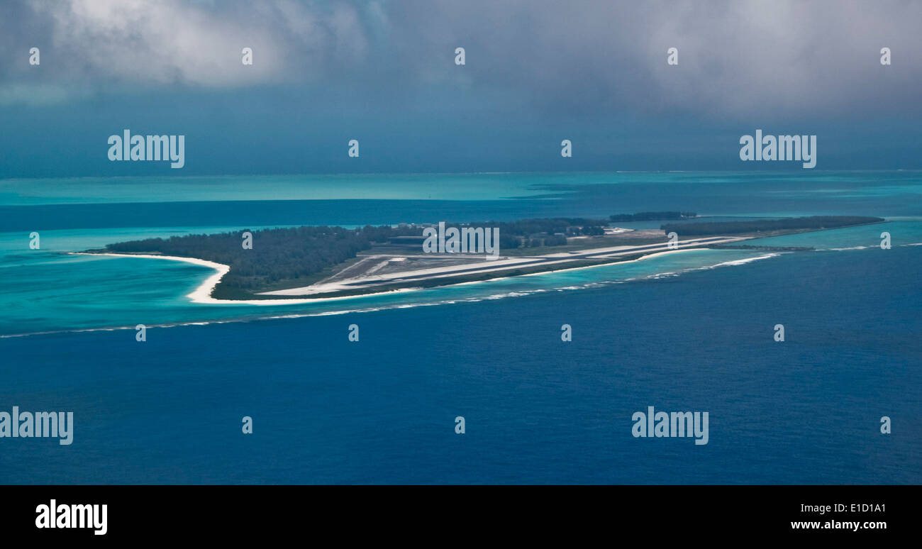 The Midway atoll is shown June 2, 2010, during a ceremony marking the ...