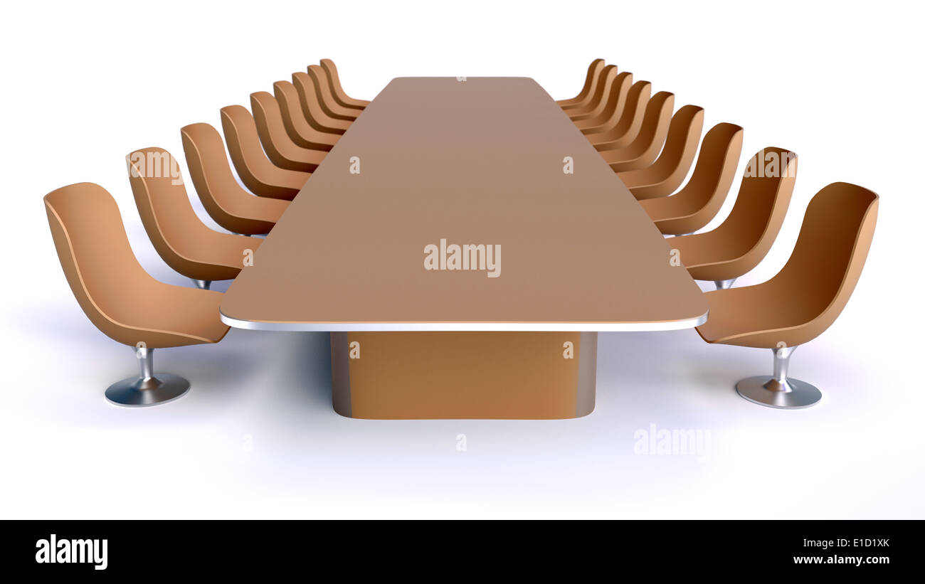 Office table and chairs Stock Photo - Alamy