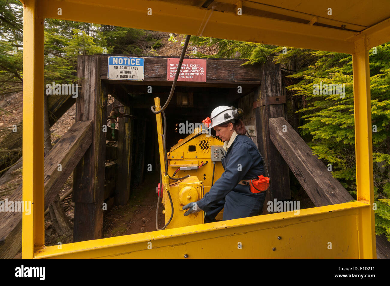 Elk203-1069 Canada, British Columbia, Britannia Mine Museum ...
