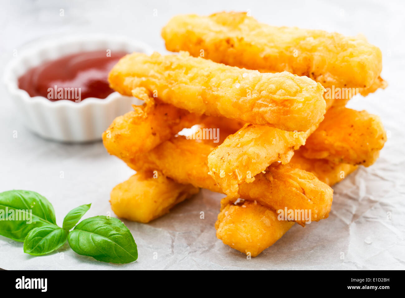 Fried cheese sticks Stock Photo - Alamy