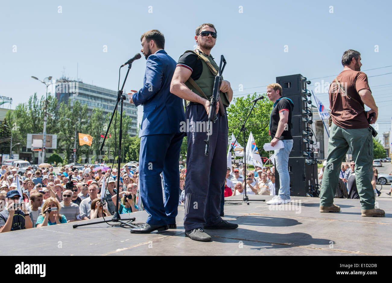 self-declared Chairman of the Supreme Soviet of Donetsk People's ...