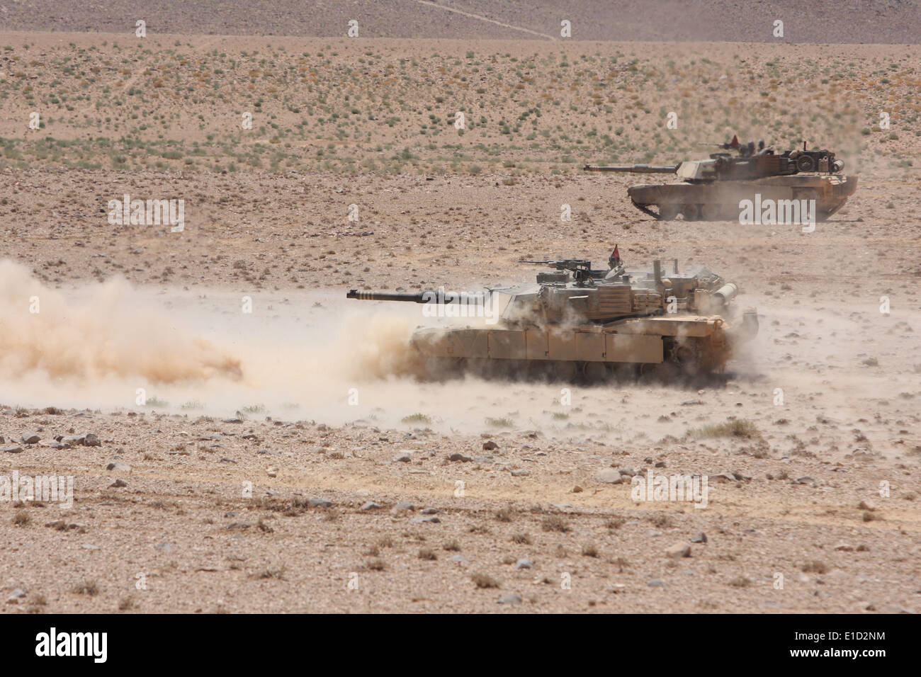 U.S. Marines conduct training at a gunnery range in the Middle East ...