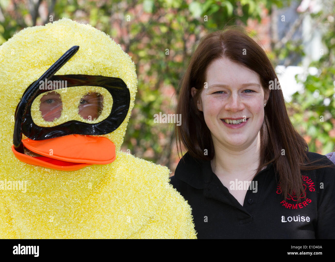Chicken man fancy dress hi-res stock photography and images - Alamy