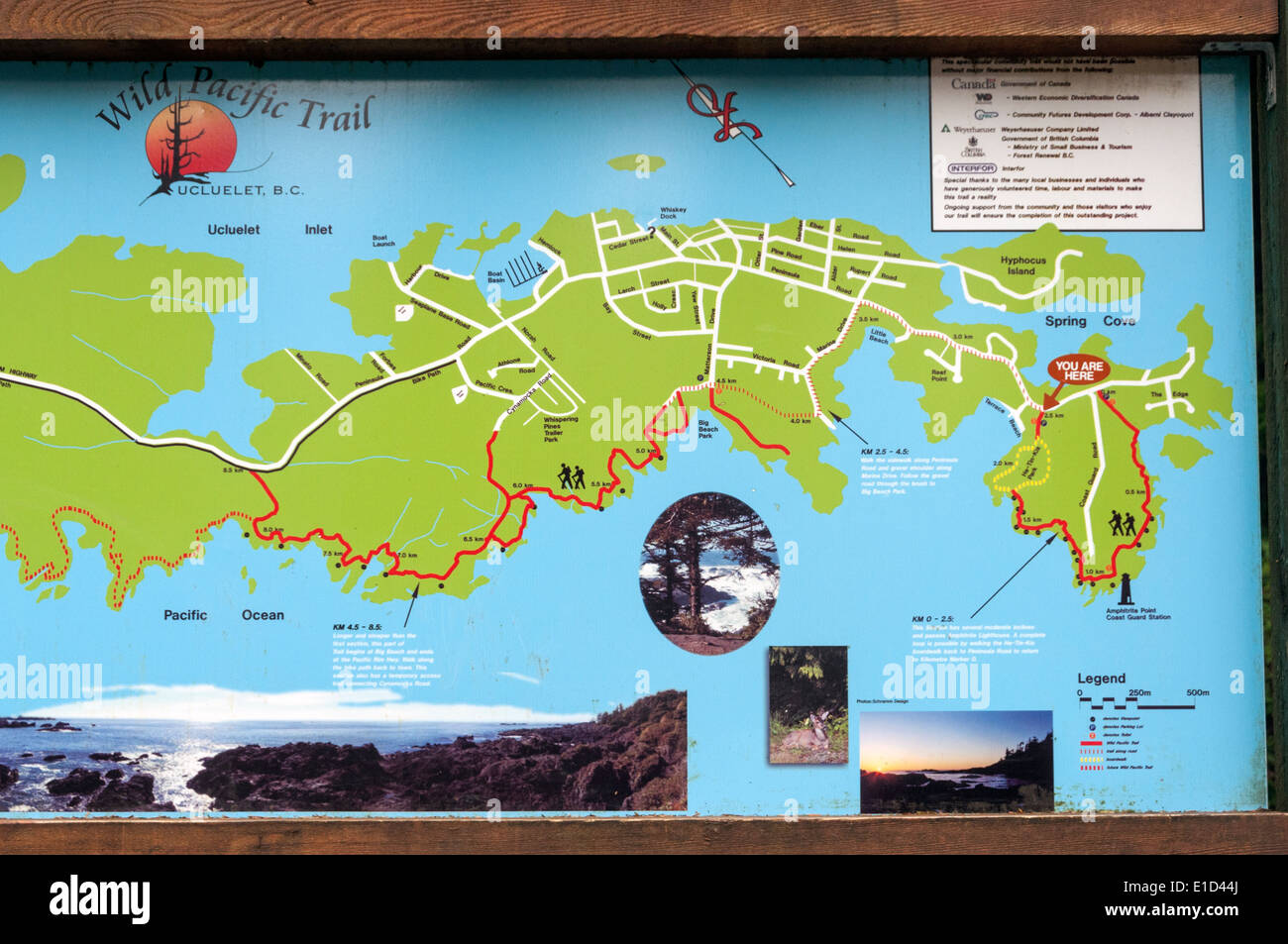 British columbia map hi-res stock photography and images - Alamy