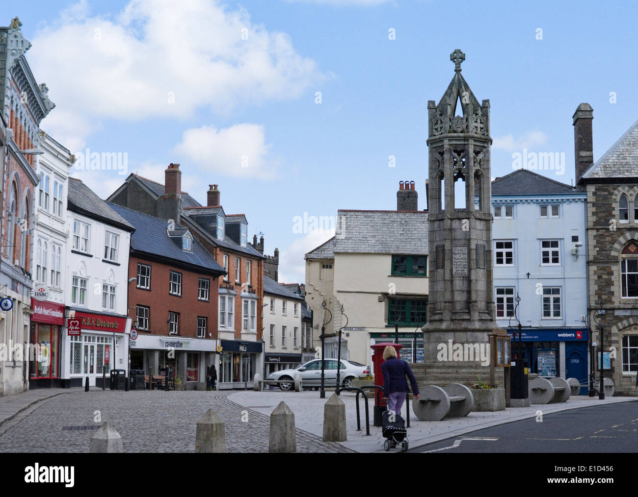 Launceston town square cornwall hi-res stock photography and images - Alamy