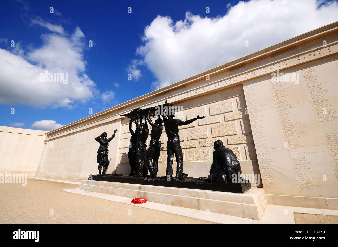 Statue inside the inner circle of the Armed Forces Memorial, National ...