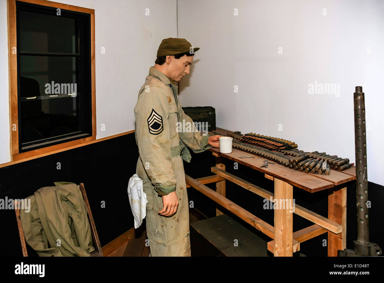 Mission Experience exhibit at the Mighty Eighth AF Museum in Pooer GA ...