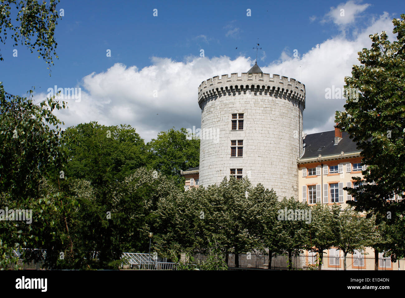 Tower of the castle of Chambery, Savoie, Auvergne Rhone Alpes, France ...
