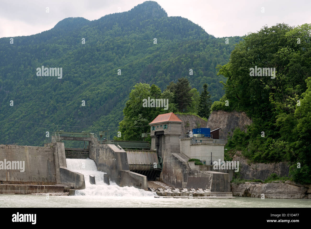 Hydroelectric power station owned by DB Energie part of German Railways ...