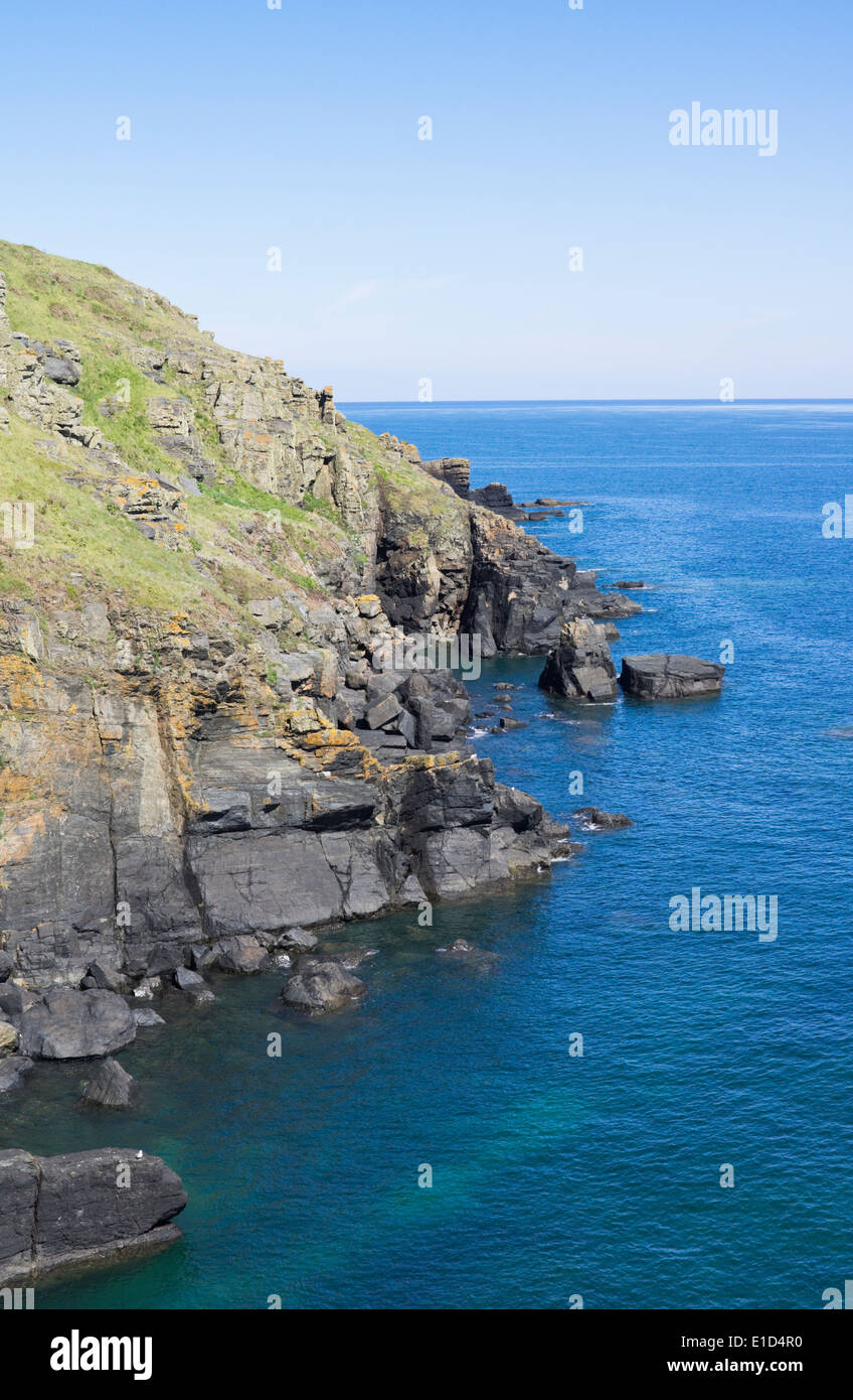Polpeor Cove at Lizard Point in Cornwall England UK Stock Photo - Alamy