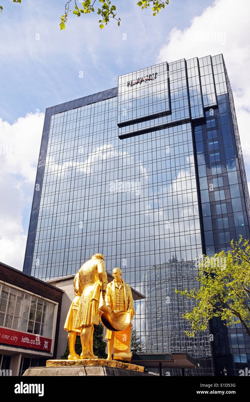 Statue of Matthew Boulton, James Watt, and William Murdoch by William ...
