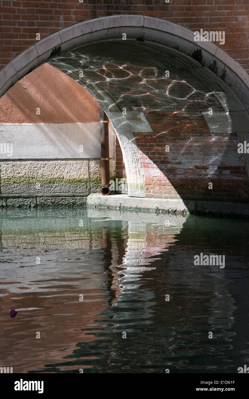 Bridge over canal, Venice Stock Photo - Alamy