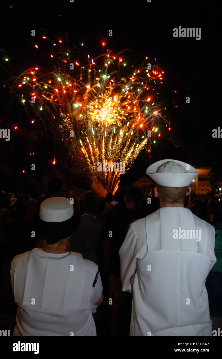 U.S. Navy Damage Control Fireman Apprentice Katie Krueger and Hull ...