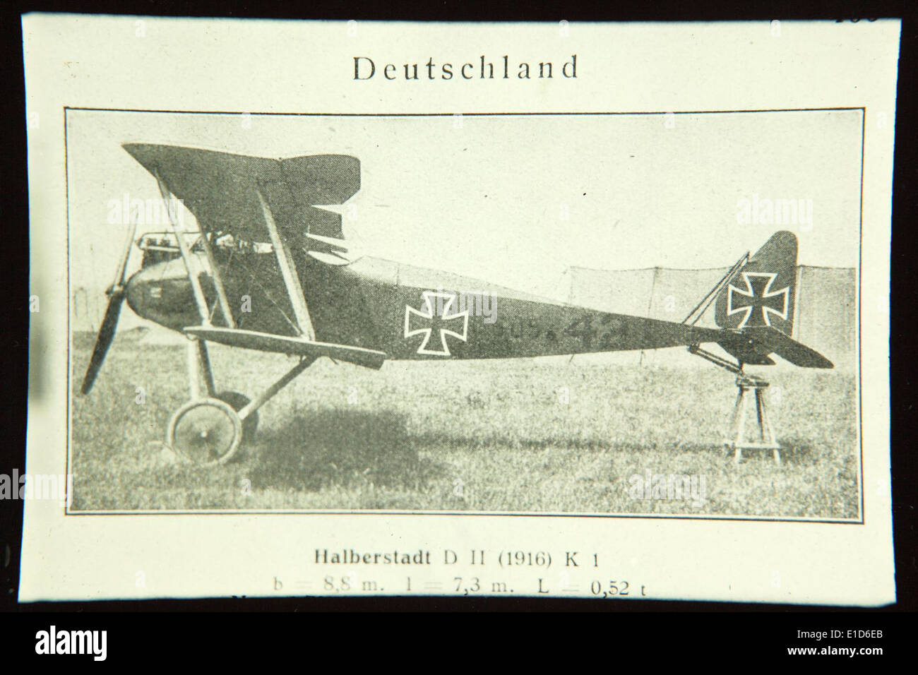 The Halberstadt D.II, a German World War I fighter aircraft, was known ...