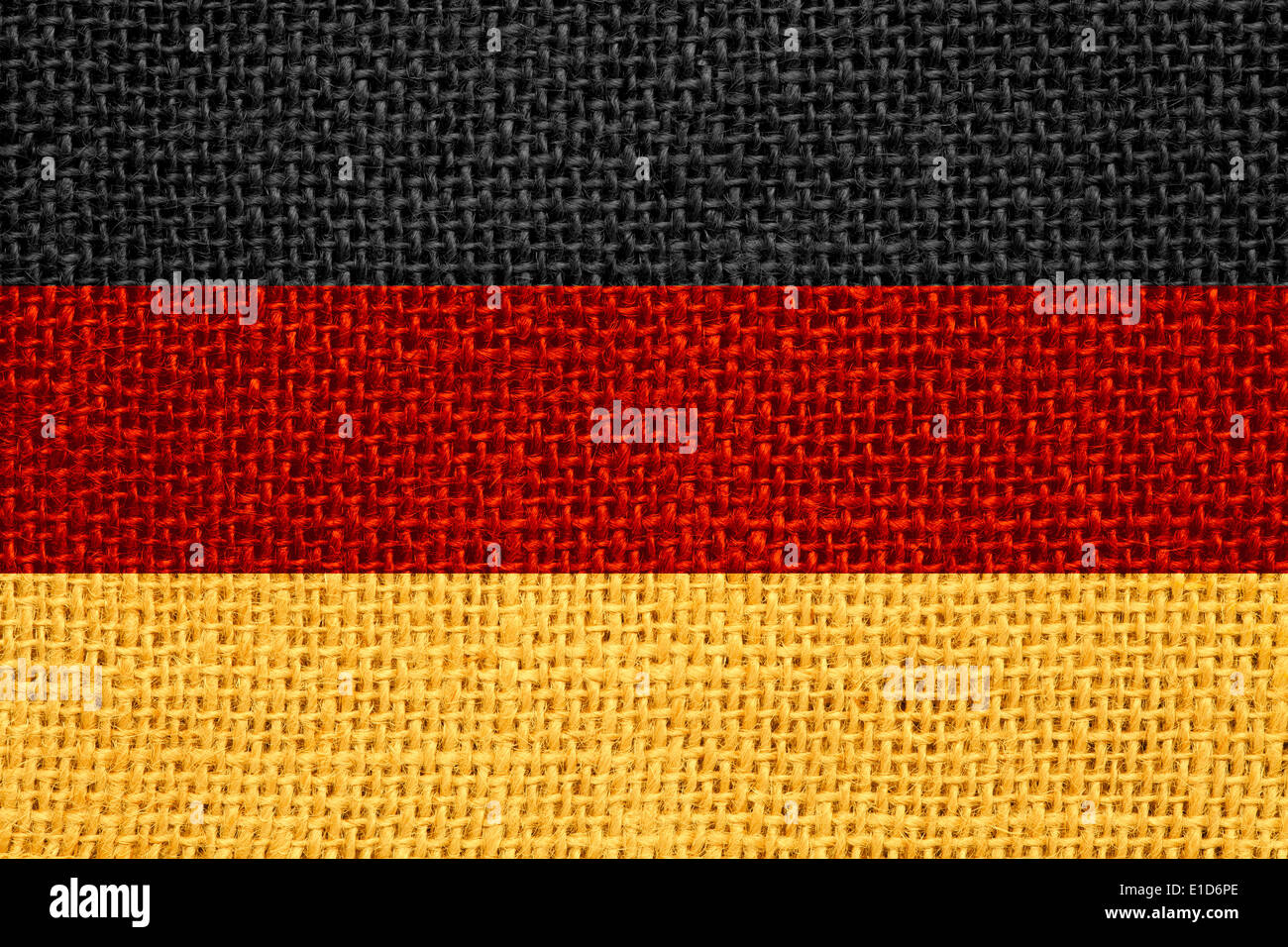 flag of Germany or German banner on linen background Stock Photo - Alamy