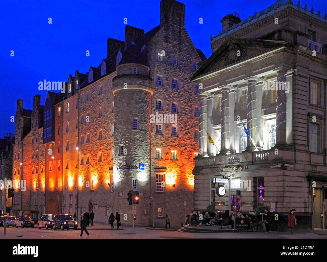 UK, Scotland, Edinburgh, Royal Mile, Radisson Hotel Stock Photo - Alamy