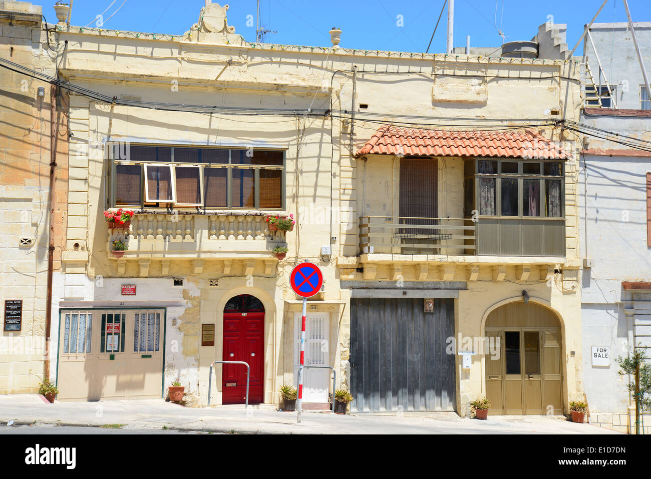 Traditional houses, Birżebbuġa (BʼBuġa), South Eastern District, Malta ...