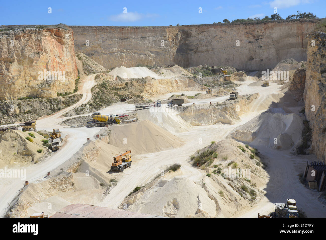 Limestone quarry near Ħad-Dingli, Western District, Malta Majjistral ...