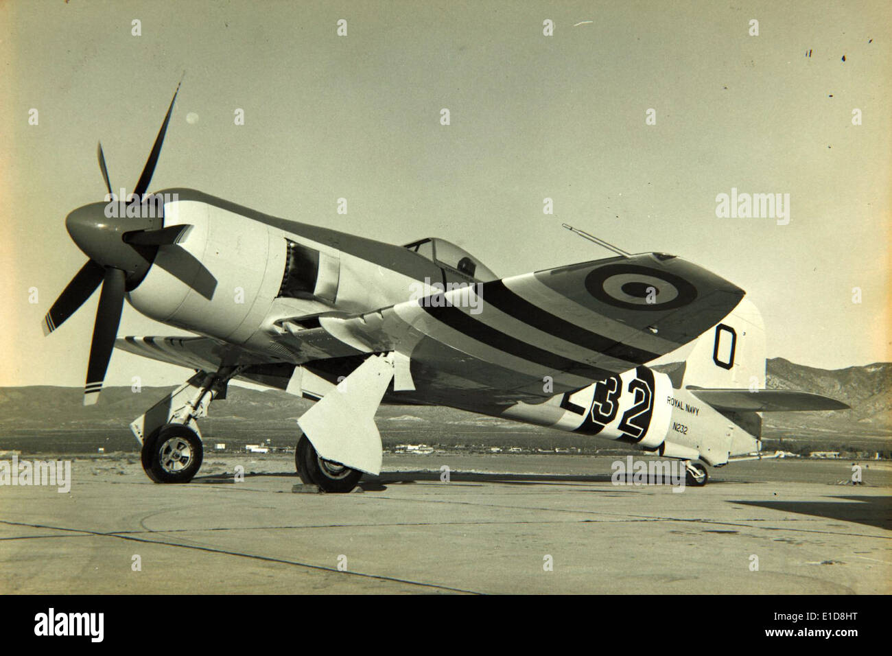 The Hawker Sea Fury, a British carrier-based fighter aircraft, was used ...