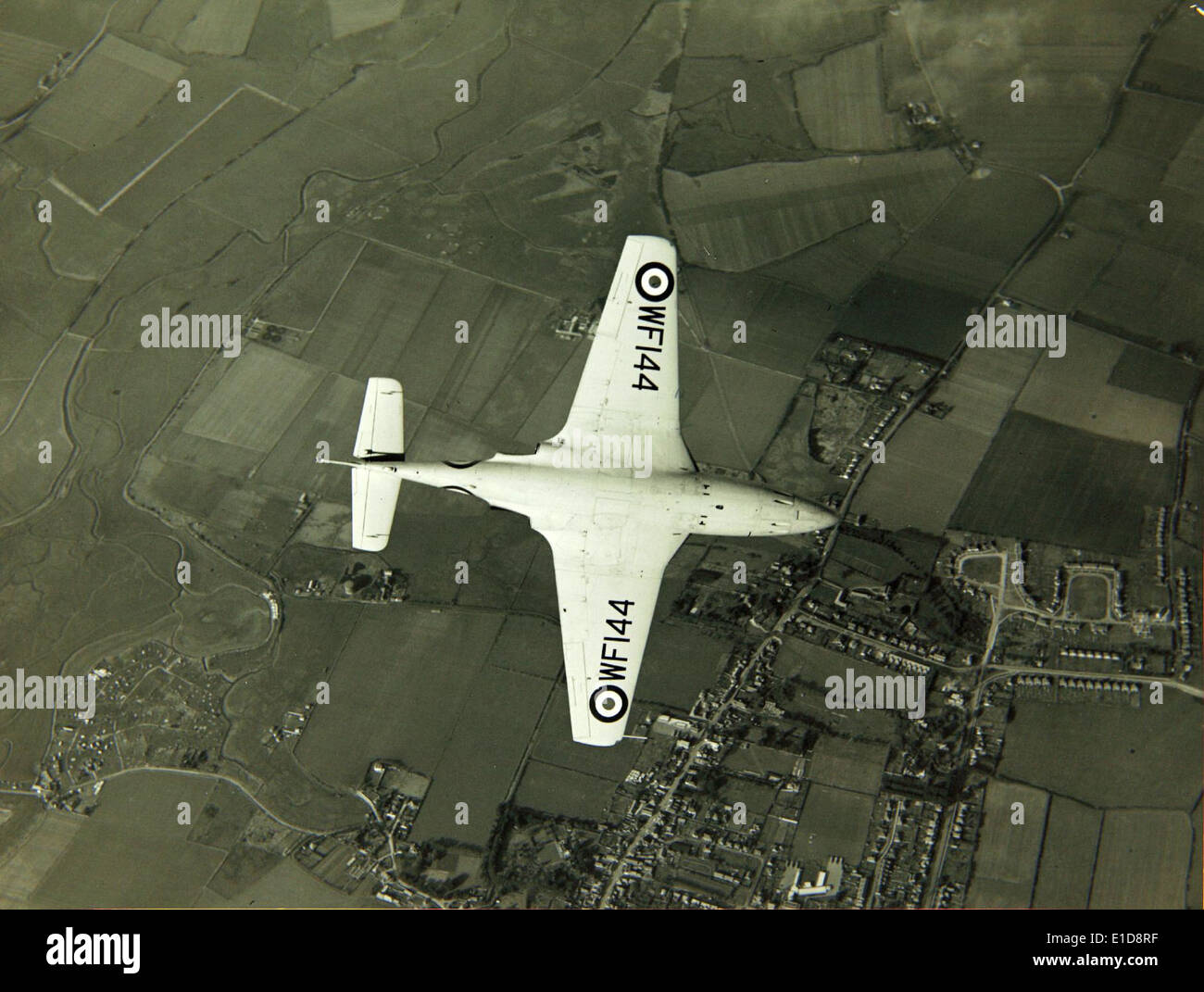 The Hawker Sea Hawk F-1 was a British naval jet fighter, introduced in ...