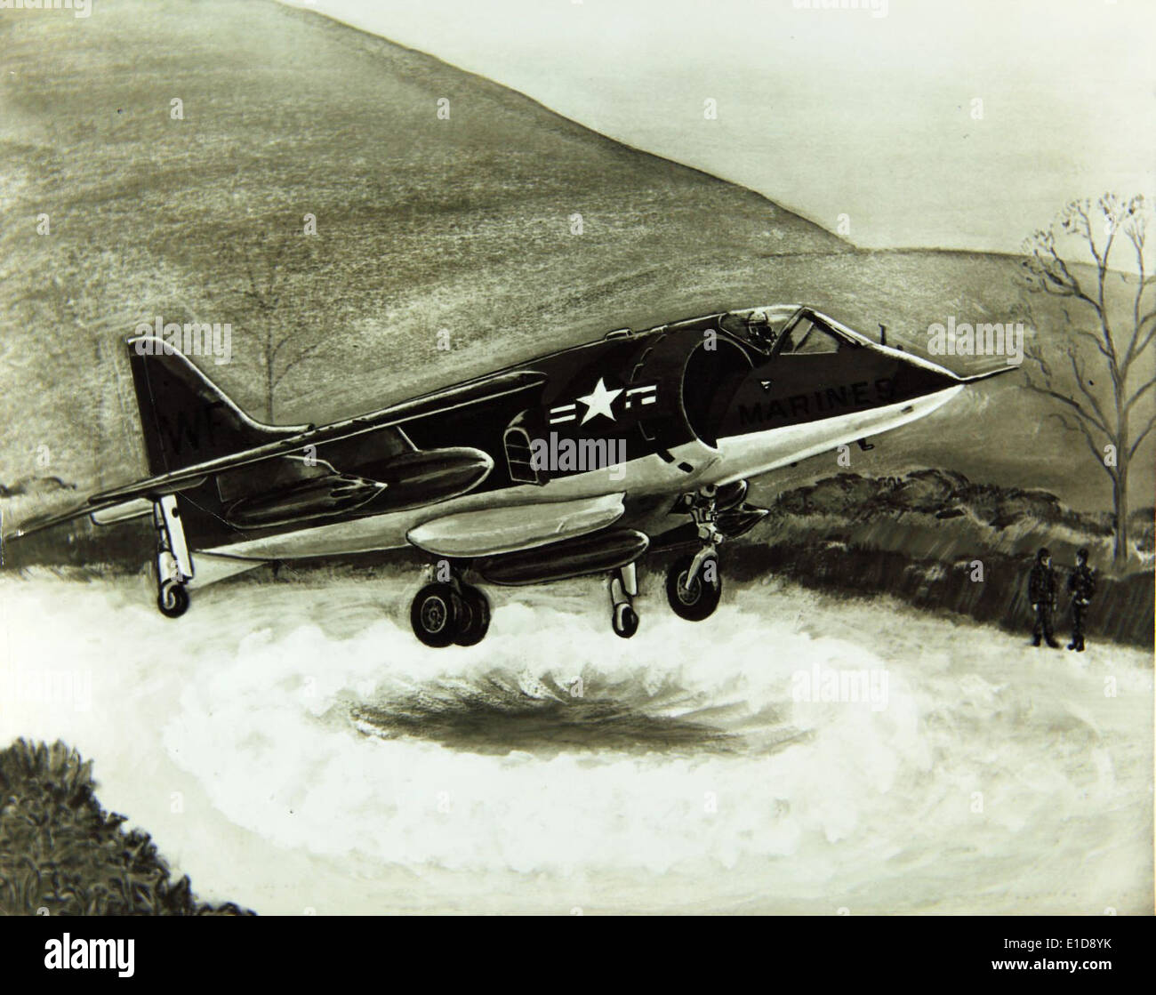 The Hawker Siddeley AV-8A Harrier, developed in the 1960s, was the ...