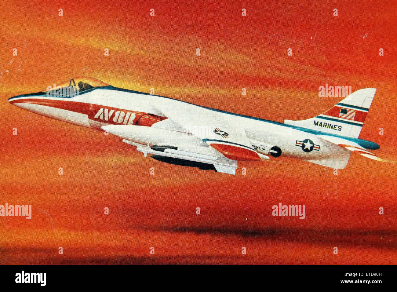 This photograph showcases a significant moment in aviation history ...