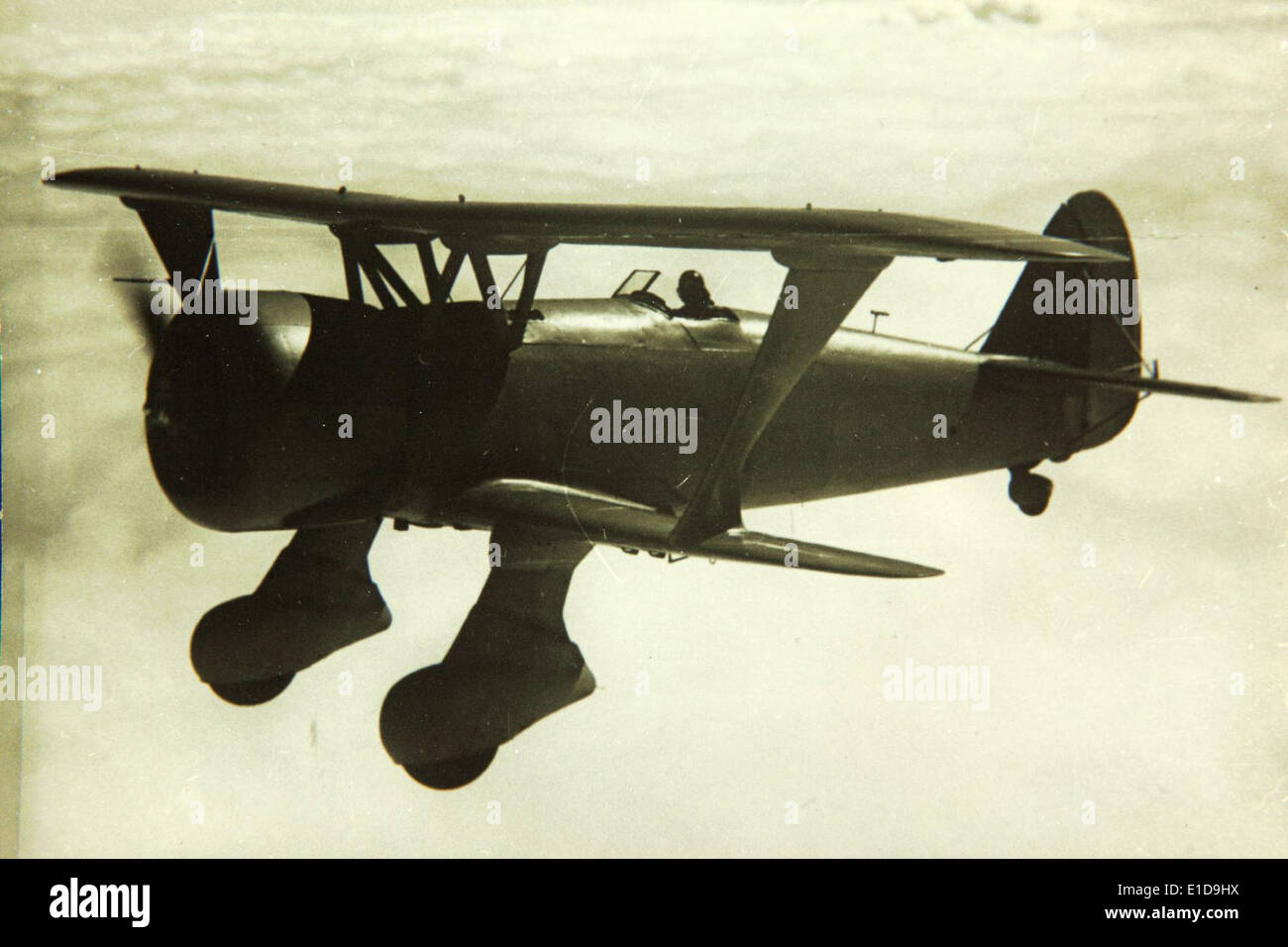 This image depicts the Henschel HS 123, a German dive bomber and ground ...