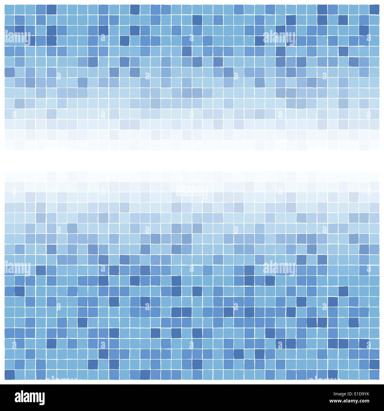 Background of little blue tiles with white center fade Stock Photo - Alamy